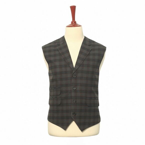 Chiragh Apparel | Jackets & Coats | Mens Vest Suit Lapel Green Brown ...